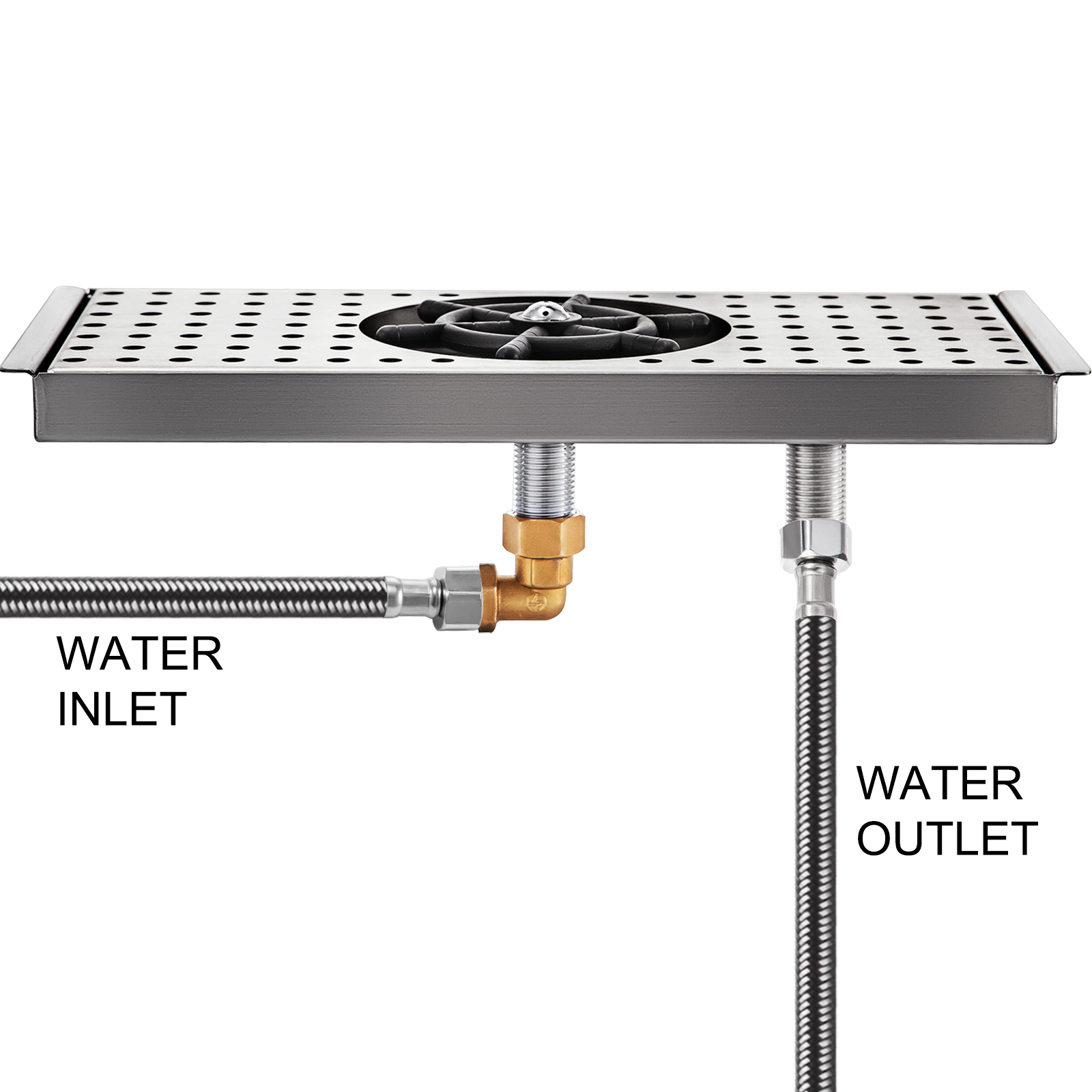 Automatic Glass Rinser Cleaner Pitcher Rinser W/ Side Spray 33.5x15cm ...