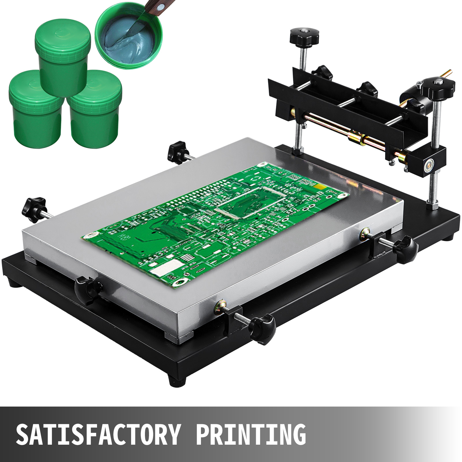 Solder Paste Printer Pcb Smt Stencil Printer 300x240mm Manual Press ...