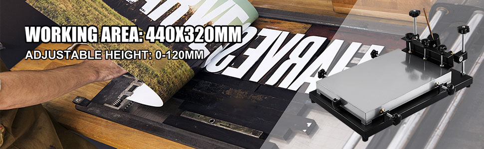 Solder Paste Printer Pcb Smt Stencil Printer 440x320mm Manual Press ...