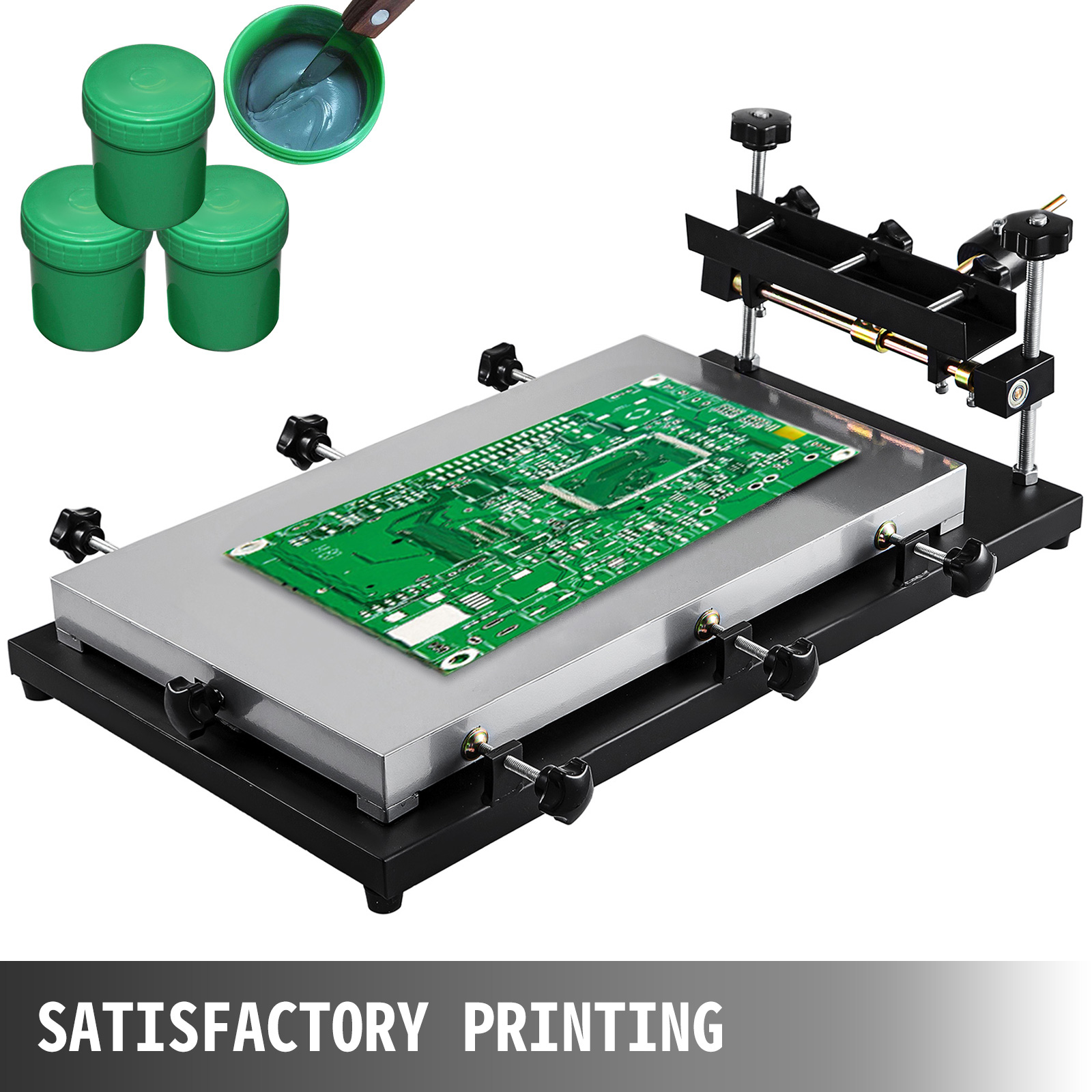 Solder Paste Printer, Pcb Smt Stencil Printer, 700x500mm, Manual Press ...