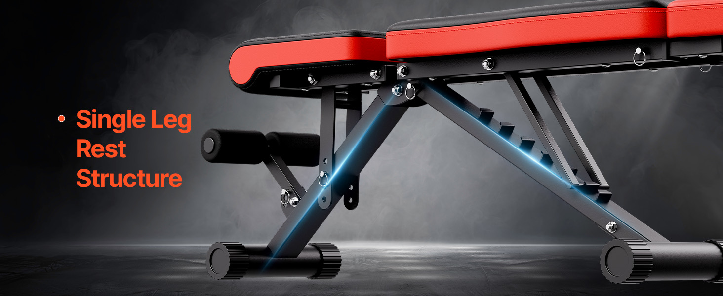 VEVOR Weight Bench, 660lbs Adjustable Weight Bench Press for Full Body ...