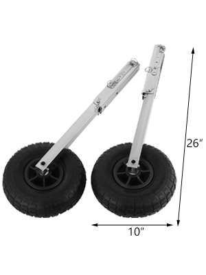 VEVOR Boat Launching Wheels, Boat Transom Launching Wheel, 310 LBS ...