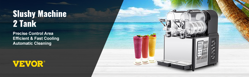 Commercial Frozen Drink Machine Slushie And Margarita Maker 2 X 0.79 ...