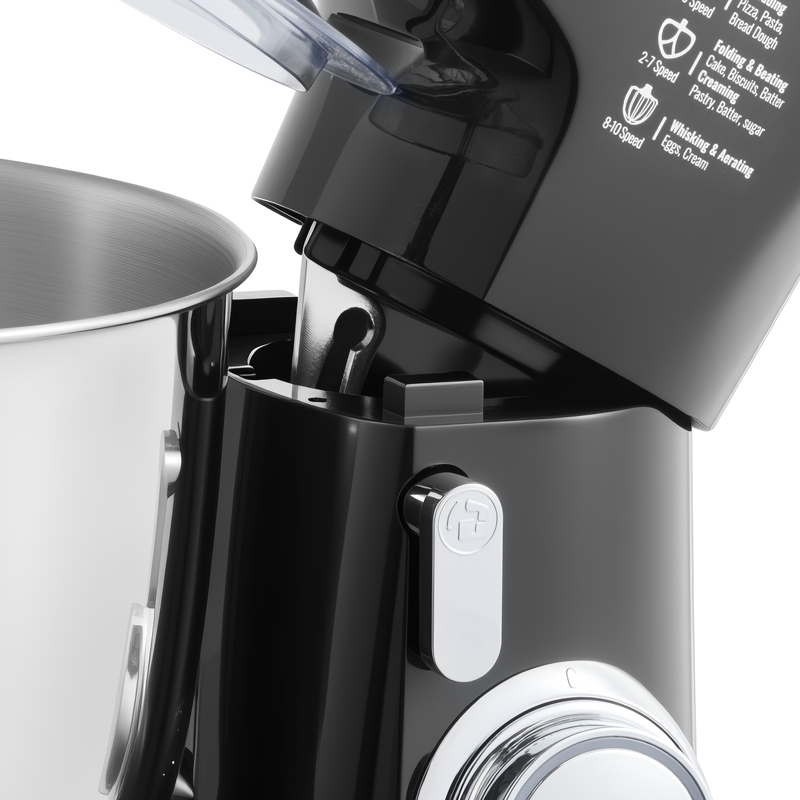 VEVOR Stand Mixer 4.4 QT+5.3 QT Electric Dough Mixer 450W 10 + P Speeds ...