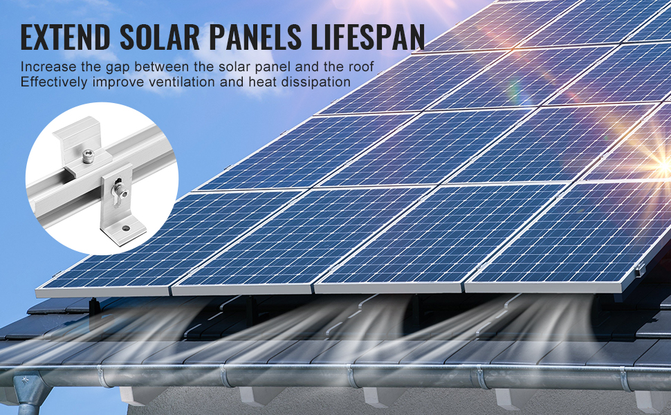 VEVOR Solar Panel Mounting Brackets Solar Panel Mounting Kit for ...