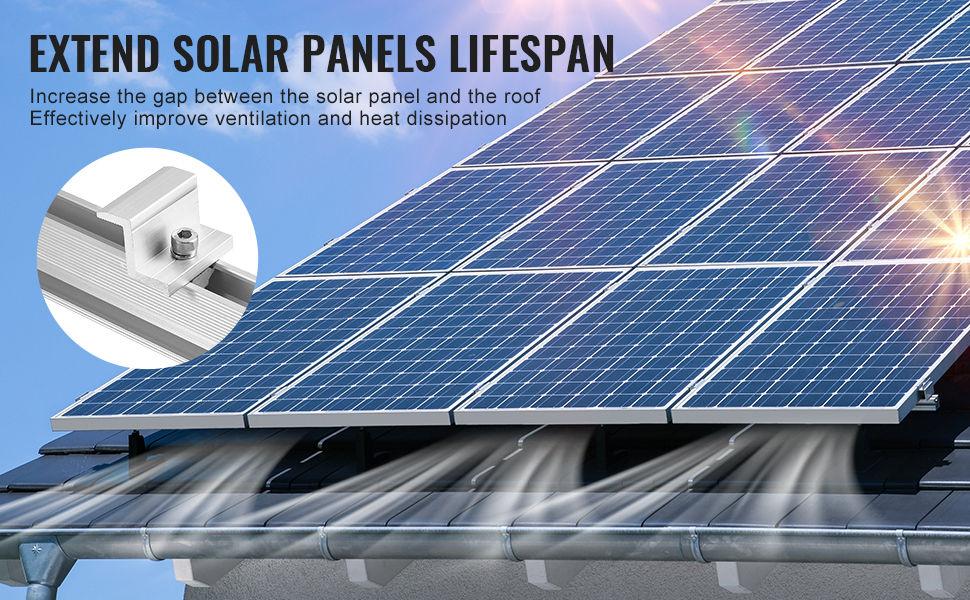 VEVOR Solar Panel Mounting Brackets Solar Panel Mounting Kit for ...