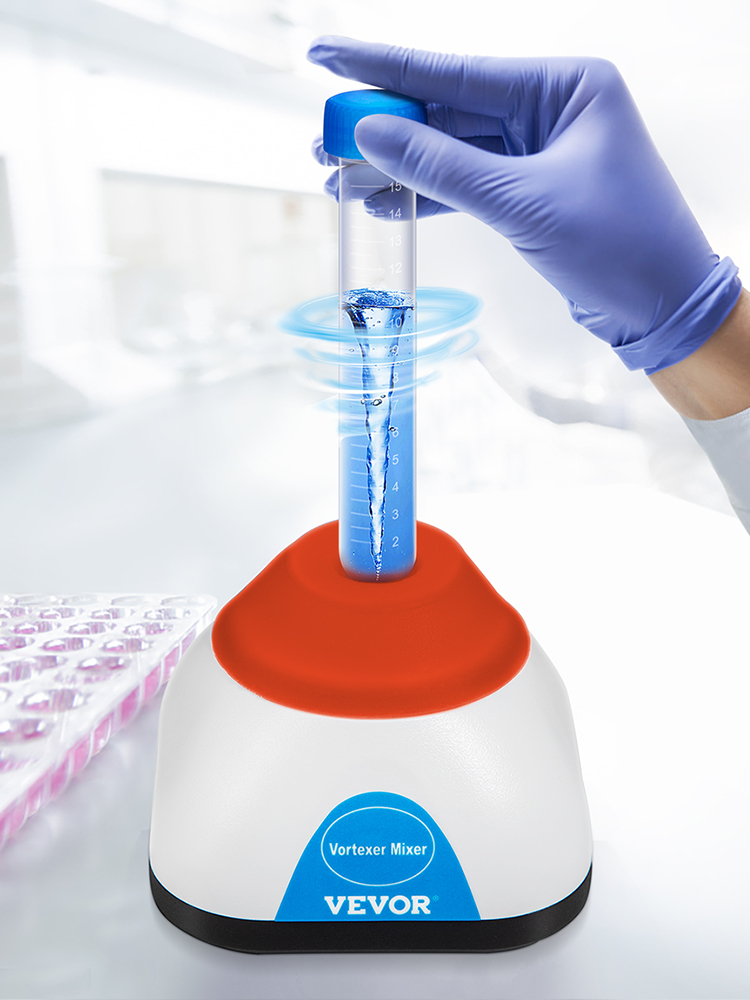 VEVOR Mini Vortex Mixer Lab Vortex Mixer Shaker 6000RPM 50ML for Lab ...