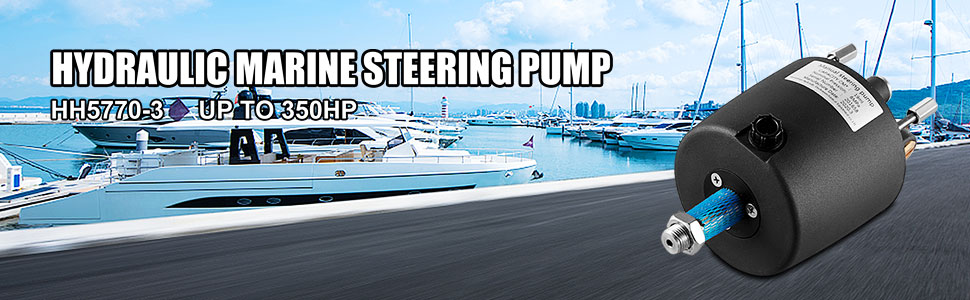 VEVOR Hydraulic Steering Helm Pump 2.0 Outboard Steering for Boats ...