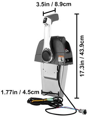 Throttle Outboard Remote Control 5006182 Side Mount For Brp Johnson ...