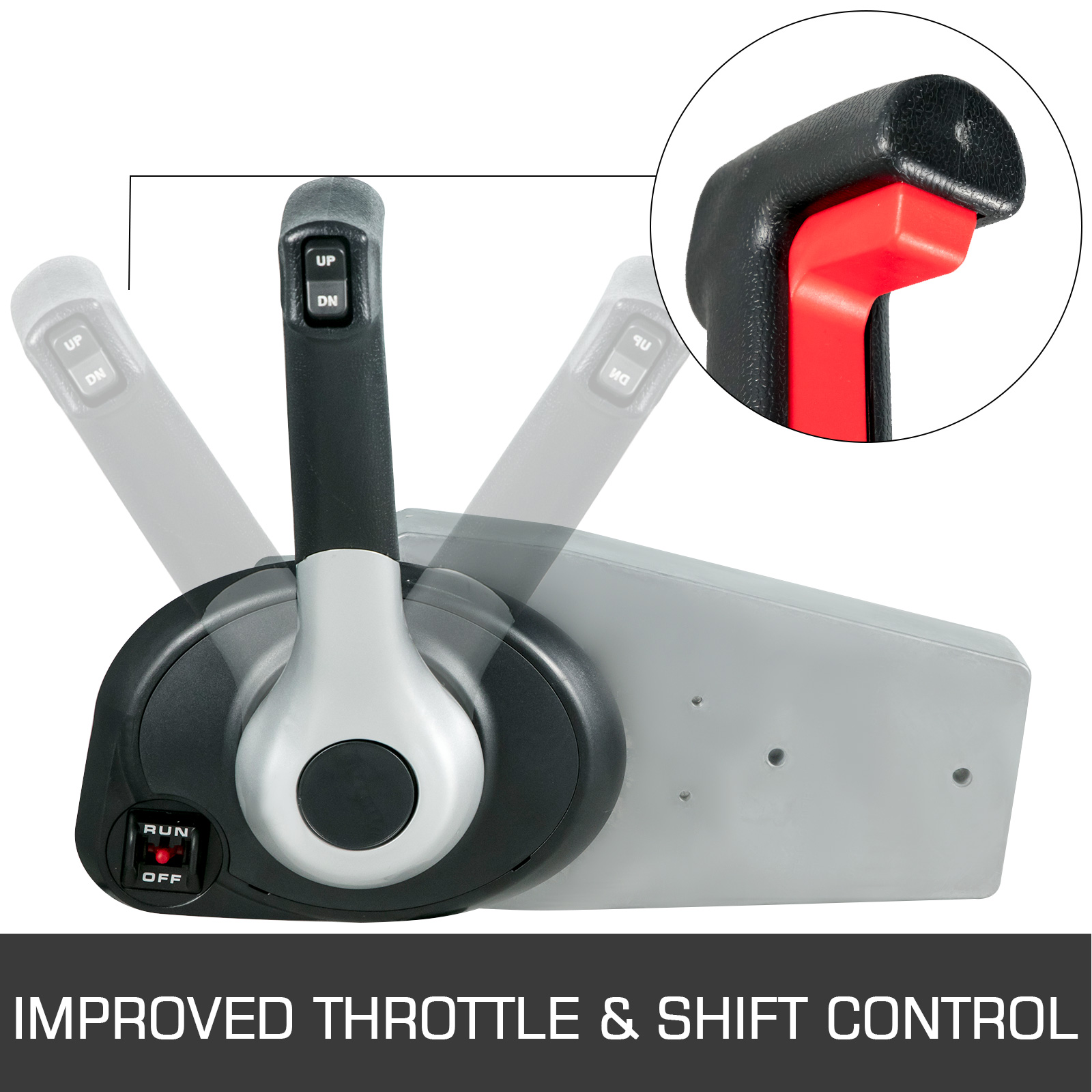 VEVOR Boat Throttle Control Outboard Remote Control, 8M0011213 Boat ...