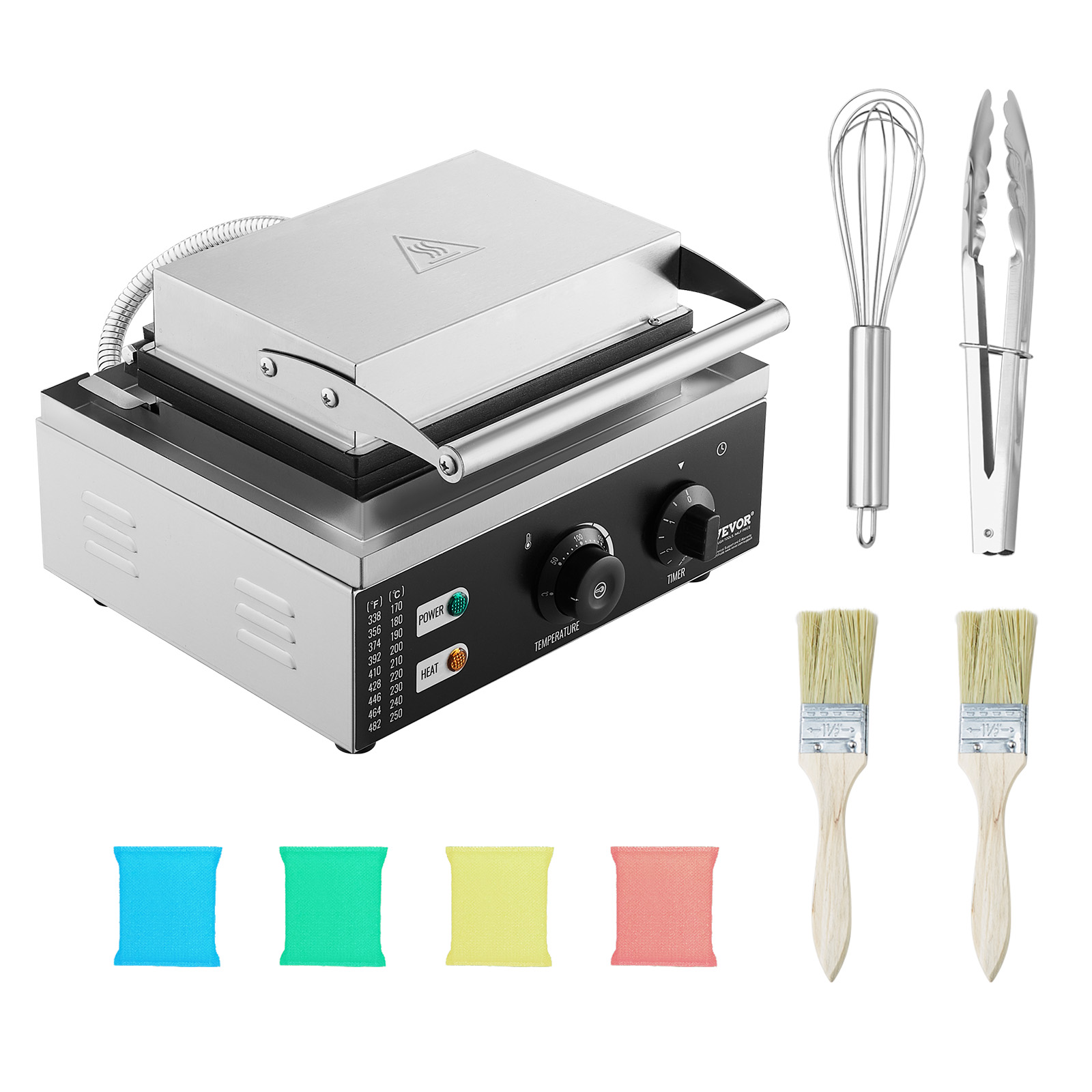 VEVOR 6/12/9pcs Electric Donut Maker Commercial Donut Making Machine ...