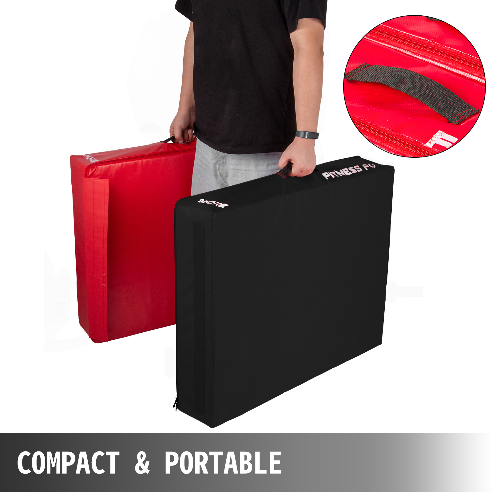 VEVOR Fitness Crash Pad,9 inch Barbell Crash Cushion Pads ...