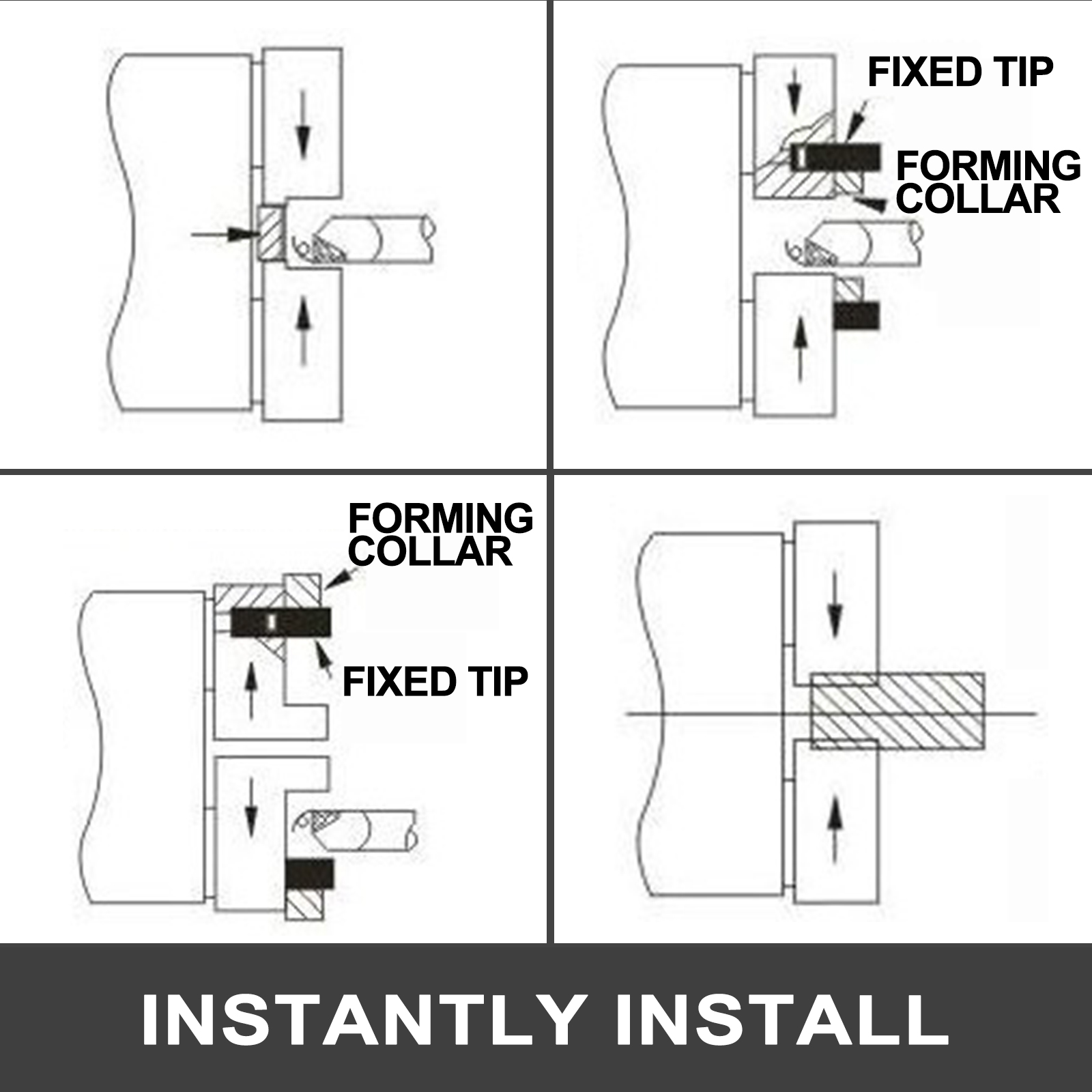 8'' Hydraulic Three-jaw Chuck Steel Soft Jaw Boring Ring Adjustable For ...
