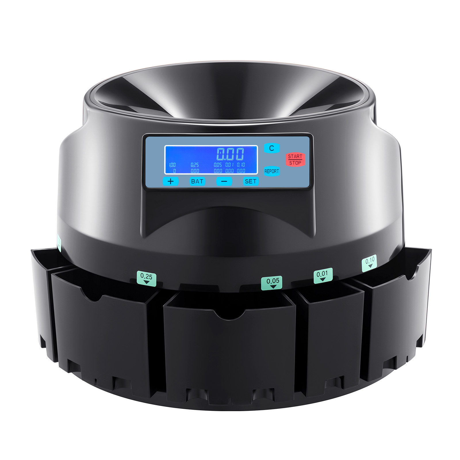 Uimoso USD Coin Sorter Wrapper and Roller 230/300 Coins/min 4 Coin ...