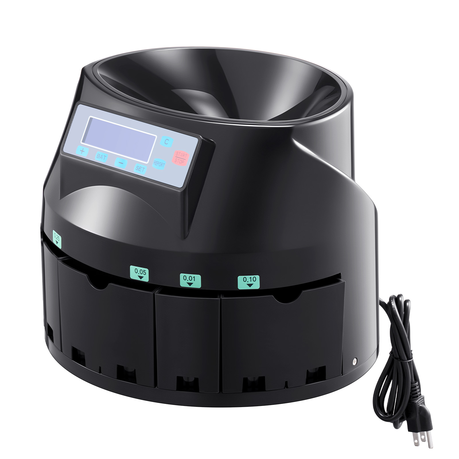 Uimoso USD Coin Sorter Wrapper and Roller 230/300 Coins/min 4 Coin ...