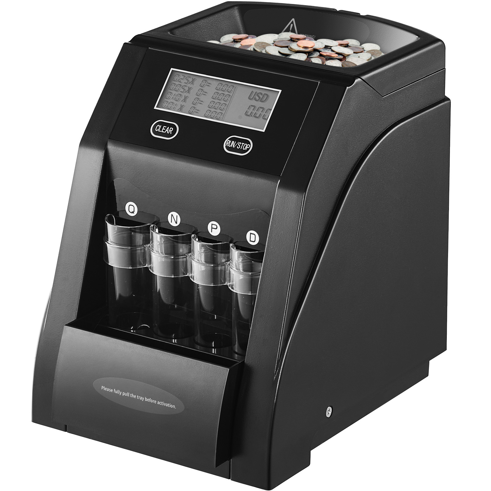 Uimoso USD Coin Sorter Wrapper and Roller 230/300 Coins/min 4 Coin ...