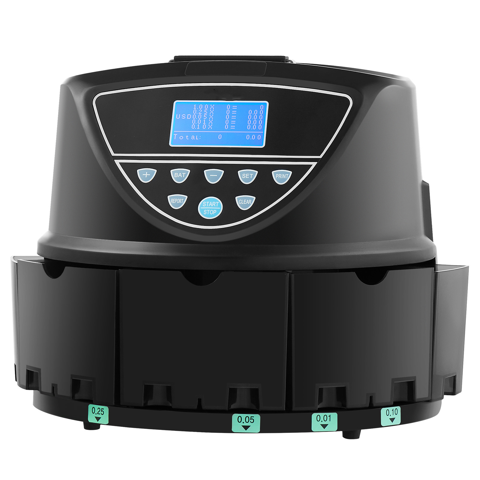 Uimoso USD Coin Sorter Wrapper and Roller 230/300 Coins/min 4 Coin ...
