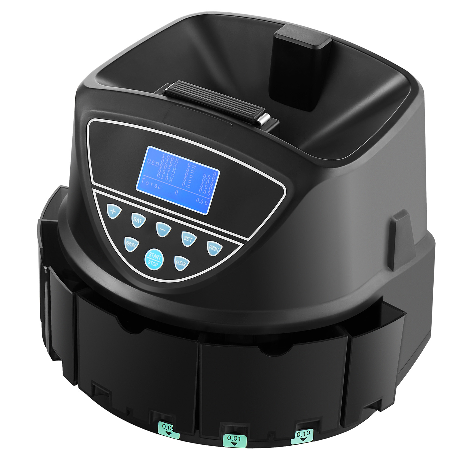 Uimoso USD Coin Sorter Wrapper and Roller 230/300 Coins/min 4 Coin ...