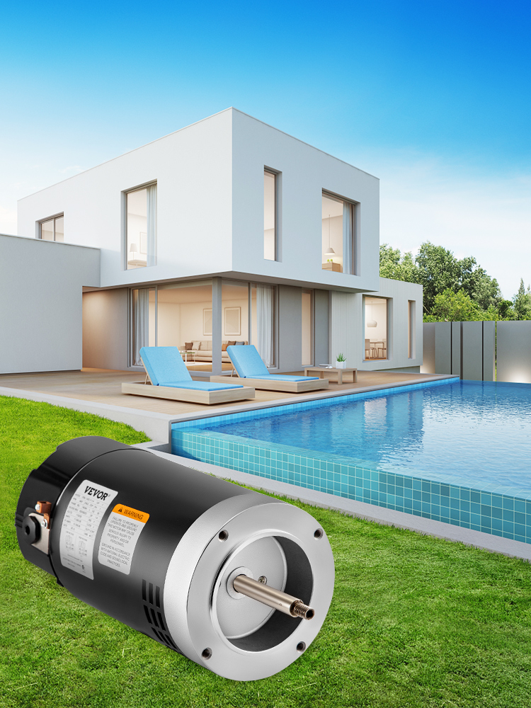 VEVOR Pool Motor,1 HP, 3467 RPM, 1 Speed, 230/115 Volts, 6.88/13.75 ...