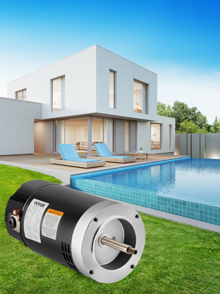 Vevor Pool Pump Motor Electric Motor 1.5 Hp 115/230v Swimming Pool ...