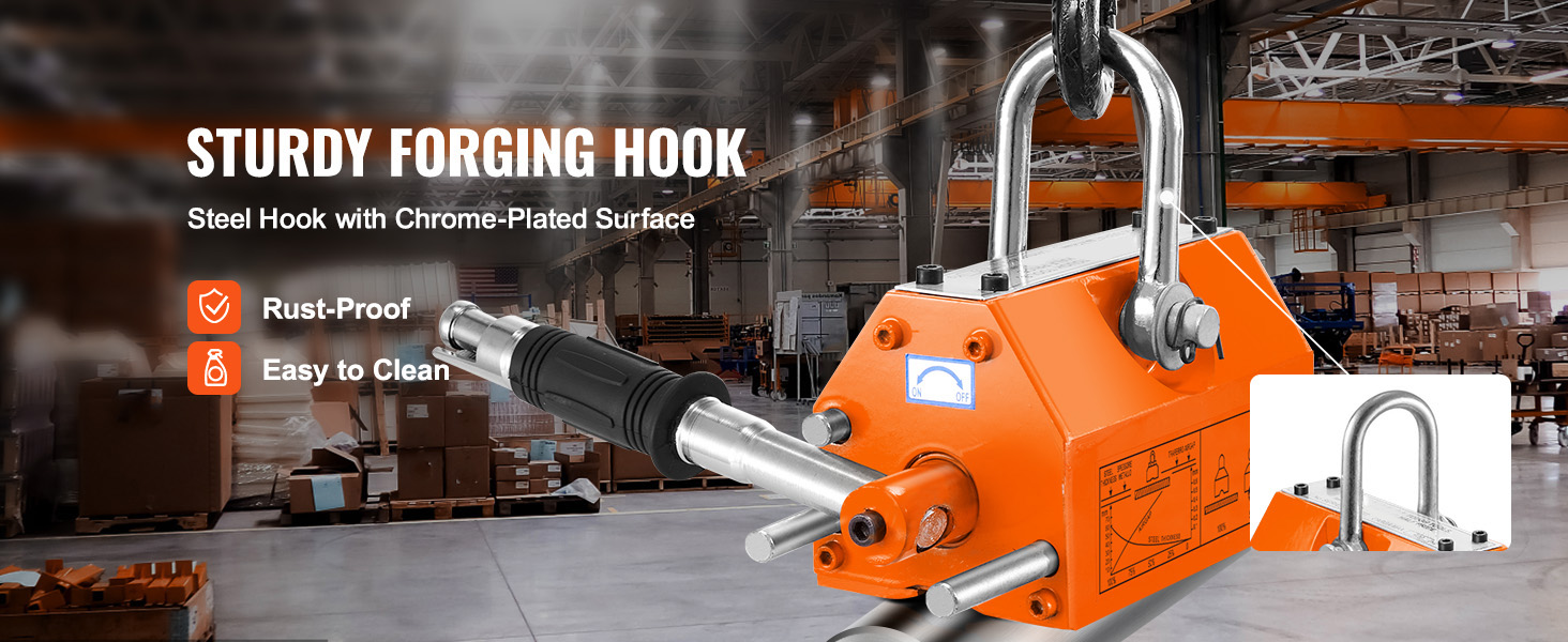 Mophorn Magnetic Lifter 3300lbs/1500kg Pulling Capacity Neodymium ...