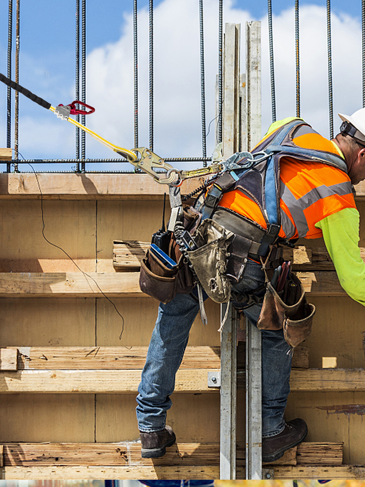 VEVOR Positioning Lanyard, 1/2 inch x 10 ft Positioning Rope, Polyester ...