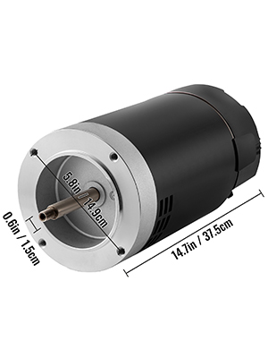 VEVOR Pool Motor,3/4 HP, 3495 RPM, 1 Speed, 230/115 Volts, 6/11.88 Amps ...