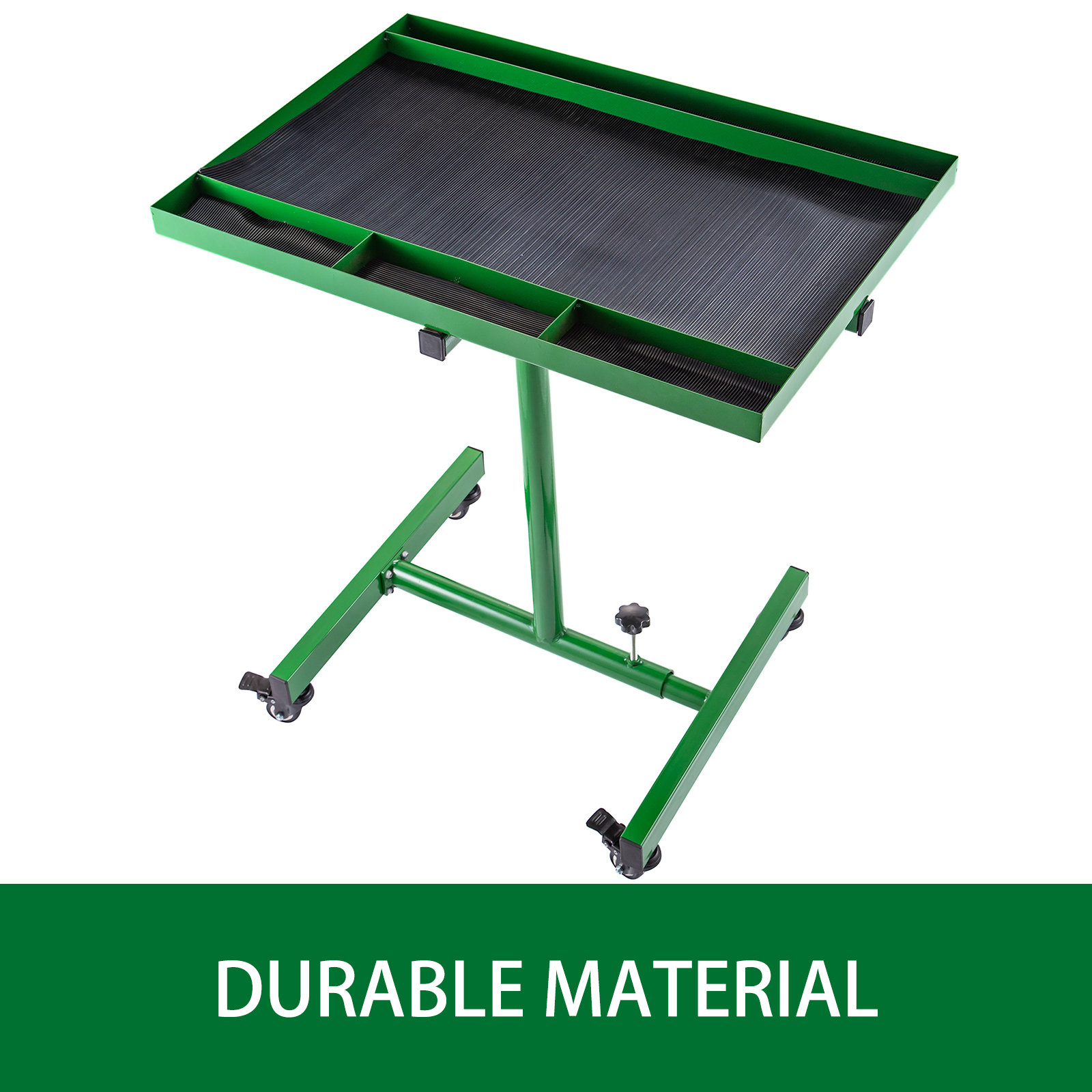VEVOR Rolling Tool Table 55lbs Capacity Tear Down Tray 30x20inch Mobile ...