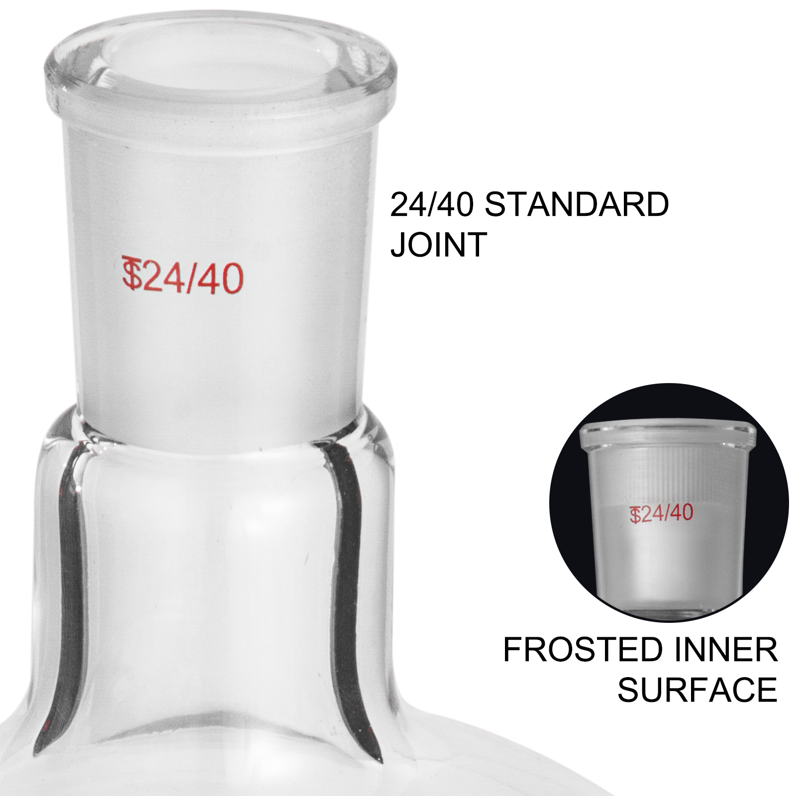 Vevor Round Bottom Flask Receiving Flask 5000 Mlreaction Flask With ... Vevor Round Bottom Flask Receiving Flask 5000 Mlreaction Flask With ...