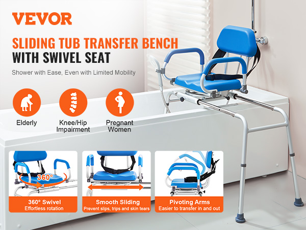 Sliding Tub Transfer Bench Sliding Transfer Bench With Cut Out
