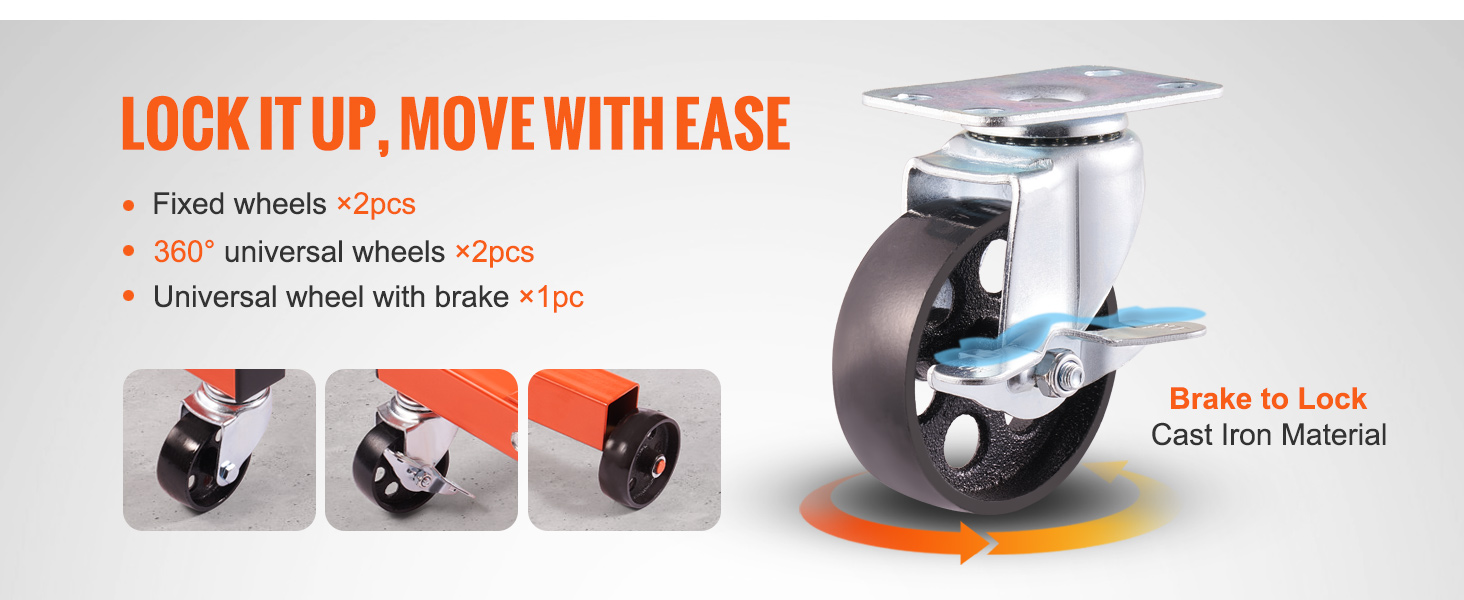 Engine Stand 360 U00b0 Rotating 2000lbs 1 Ton Folding Motor Hoist Dolly ...