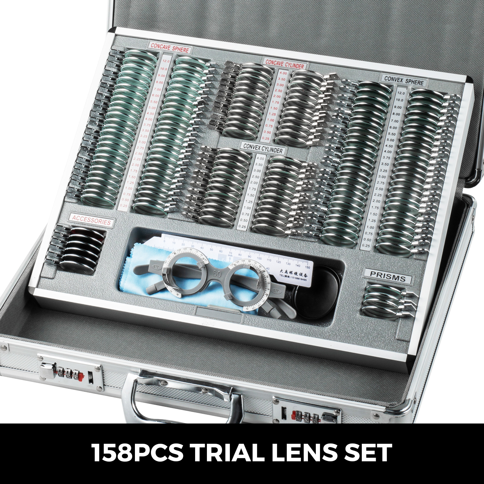 158pcs Trial Lensmetal Trial Lens Kitoptical Trial Lens Set Eye ...