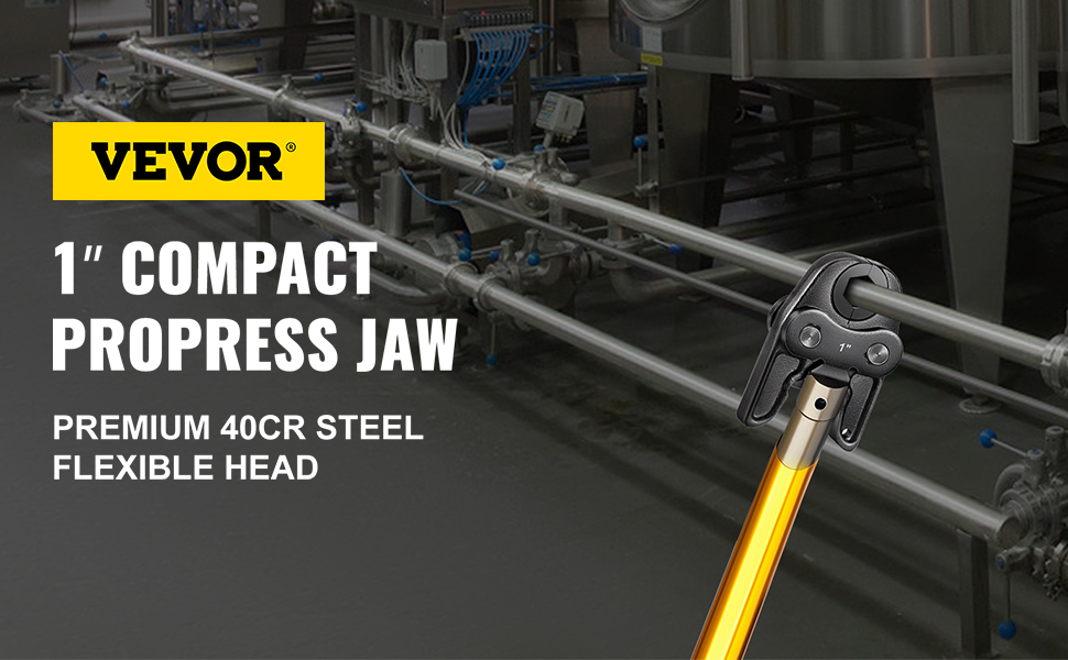 Vevor Compact Propress Jaw Tool 1″ Compact Press Jaw For Inline Press ...