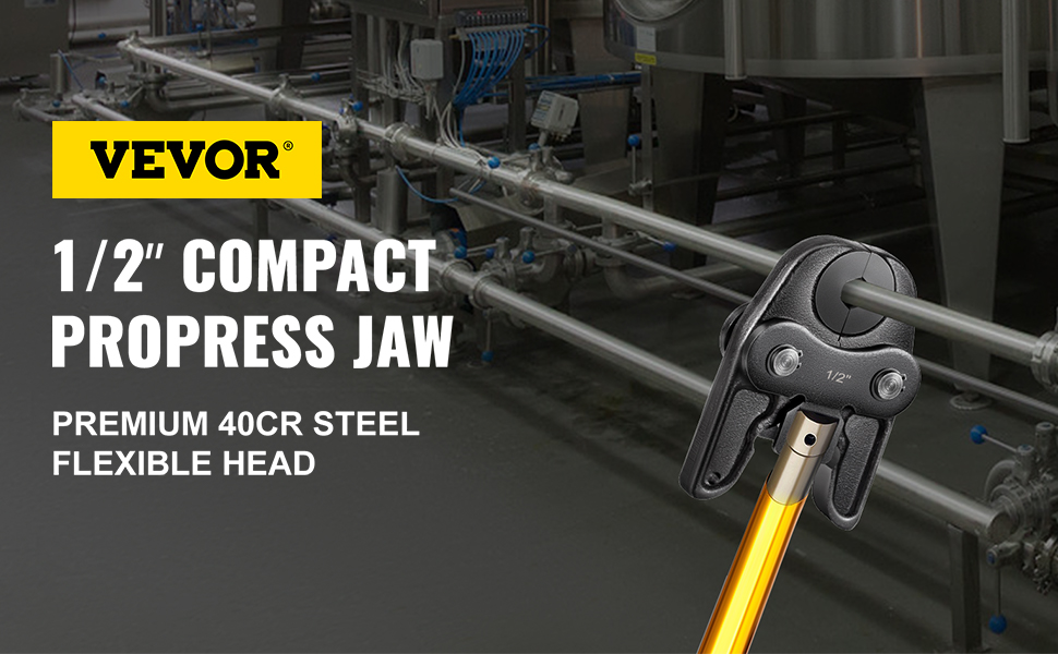 Vevor Compact Propress Jaw Tool 1/2″ Compact Press Jaw For Inline Press ...