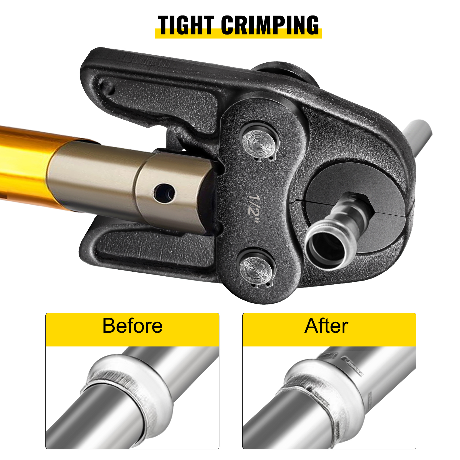Vevor Compact Propress Jaw Tool 1/2″ Compact Press Jaw For Inline Press ...