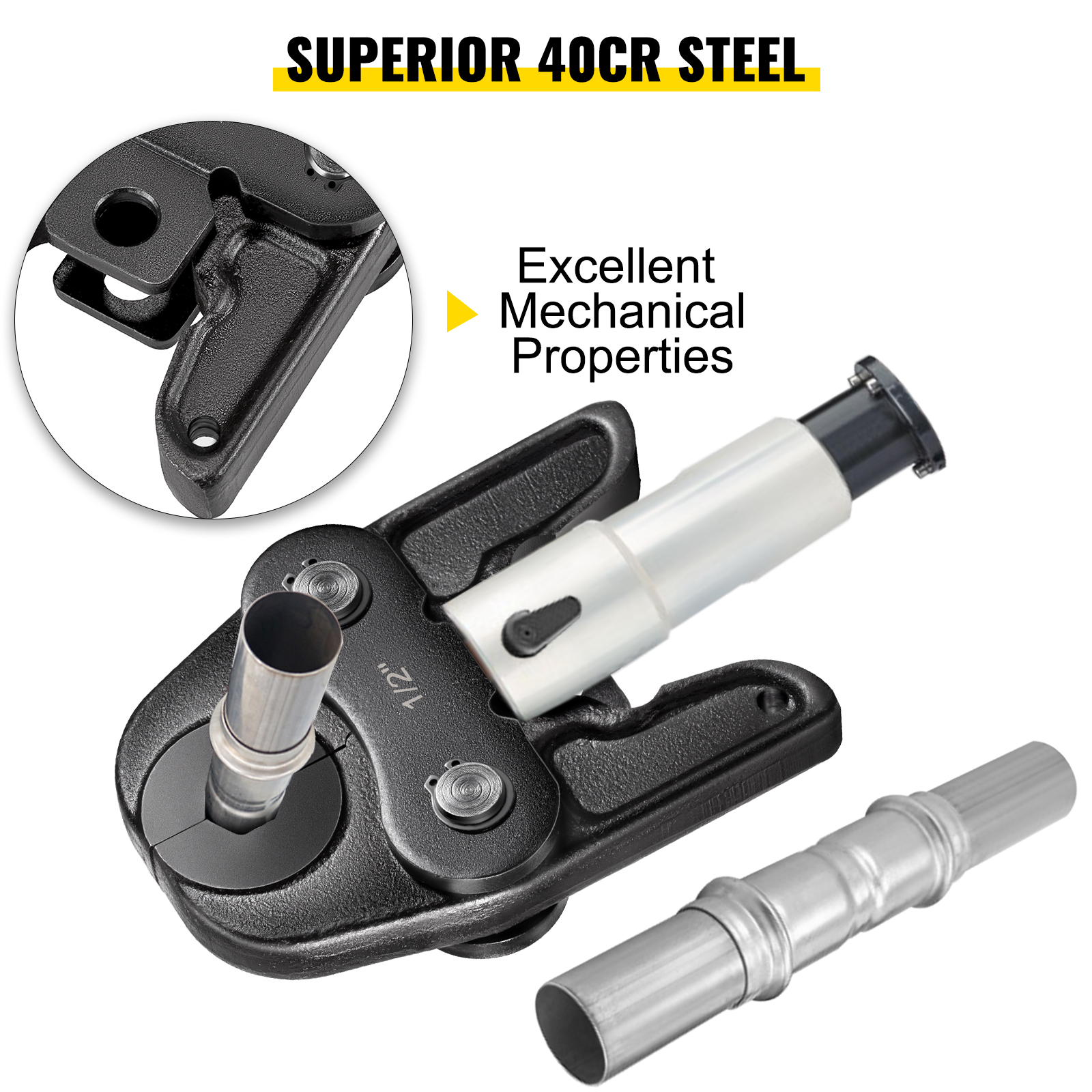 Vevor Compact Propress Jaw Tool 1/2″ Compact Press Jaw For Inline Press ...