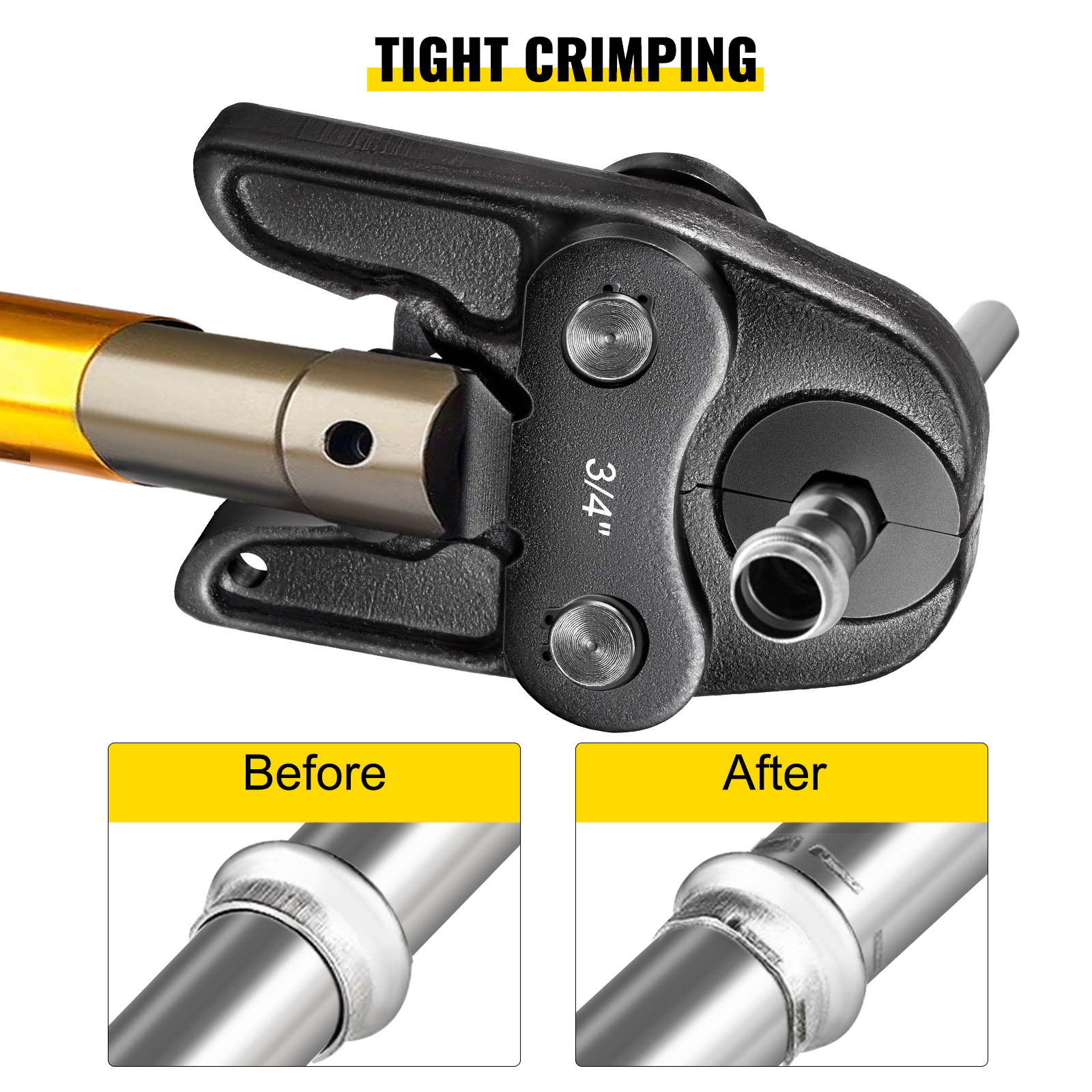 Vevor Compact Propress Jaw Tool 3/4″ Compact Press Jaw For Inline Press ...