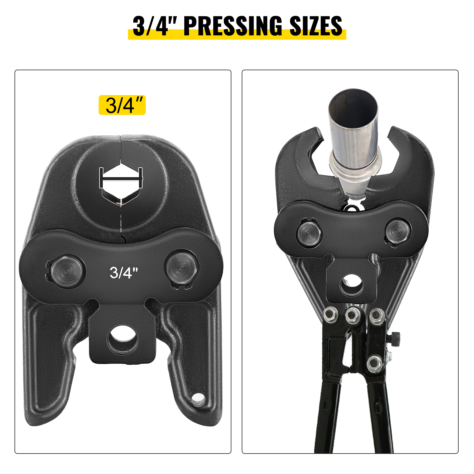 Vevor Compact Propress Jaw Tool 3/4″ Compact Press Jaw For Inline Press ...