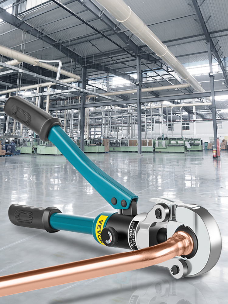 VEVOR Hydraulic Pipe Crimping Tool, Copper Crimping Pliers with Jaws 1/ ...