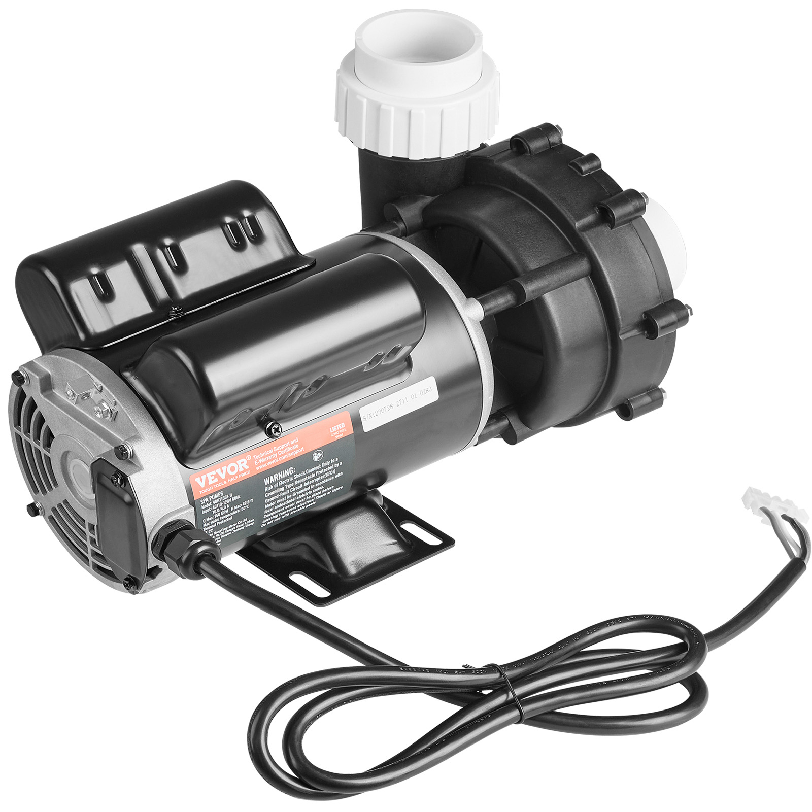 2 Speed SPA Pump 56/48-Frame Hot Tub Pump 3/4/1.5 HP or 0.4/0.7/0.46 HP ...
