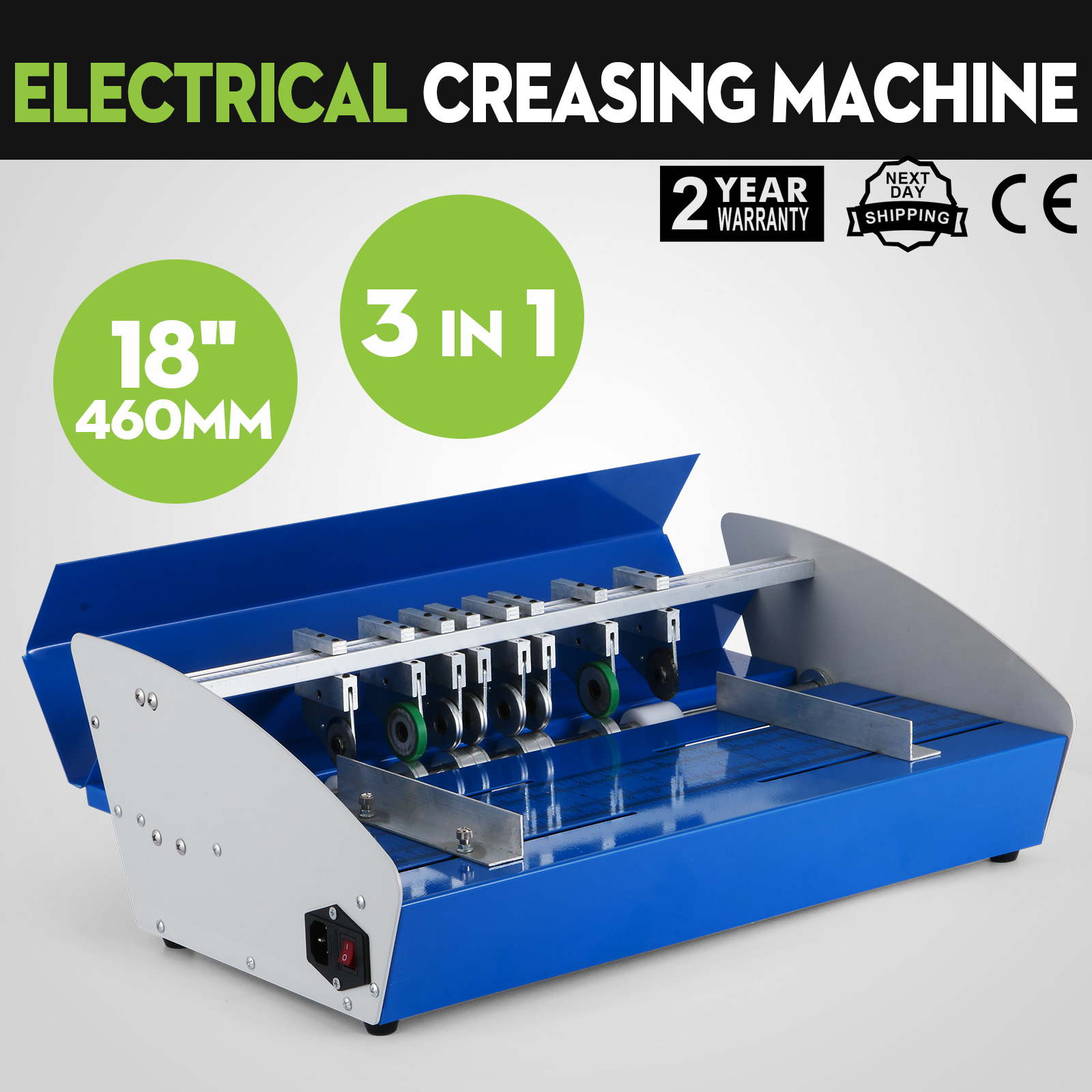 Uimoso Electric/Manual Scoring Paper 13.7"-20" Creasing Machine Creaser ...