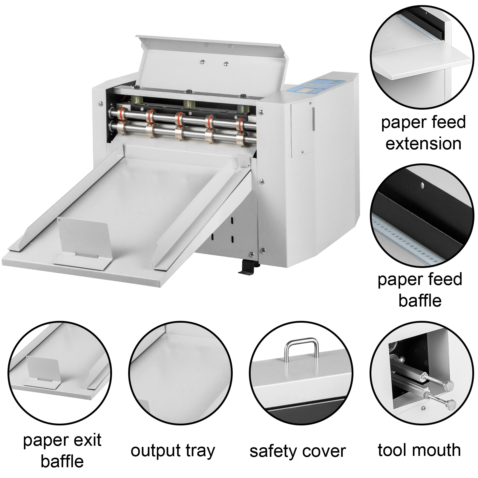 VEVOR 330mm Electric Creasing Machine Paper Creasing Machine Electric ...