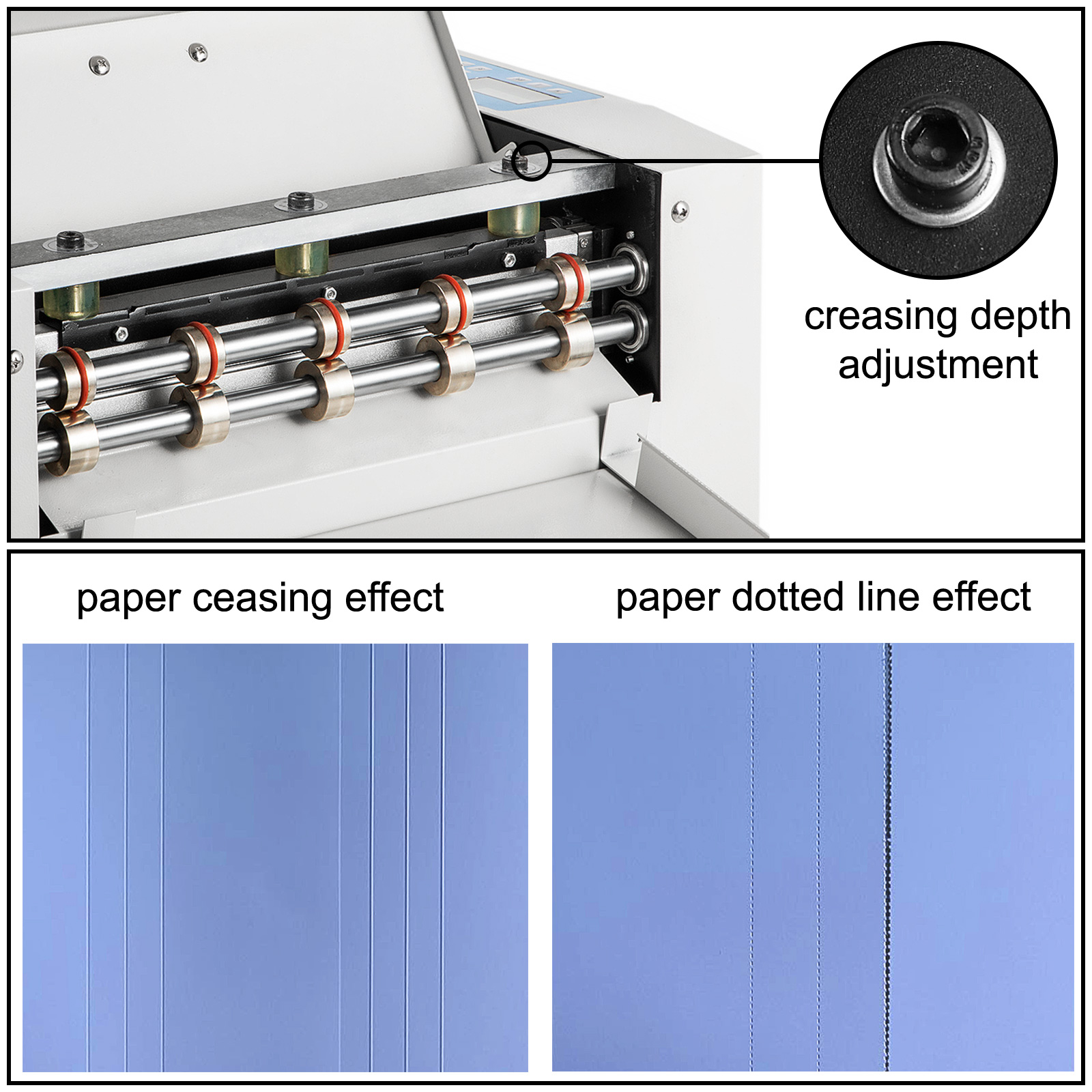 VEVOR 330mm Electric Creasing Machine Paper Creasing Machine Electric ...