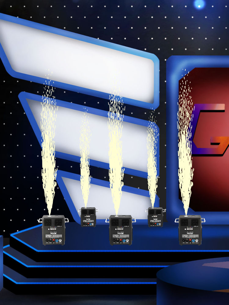 VEVOR 500W DMX Mini Cold Spark Machine Indoor Firework Machine for ...