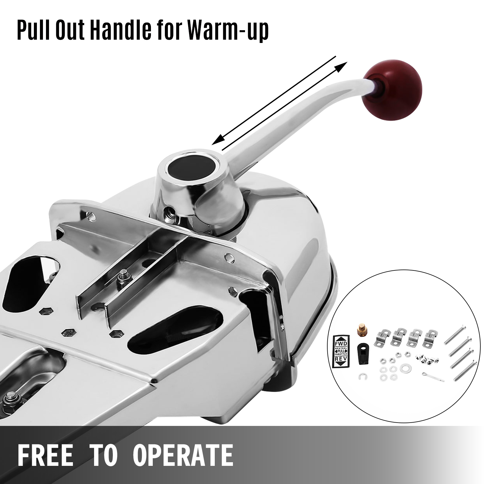 EXCELLENT UNIVERSAL SINGLE LEVER TOP MOUNT MARINE BOAT HANDLE JET ...