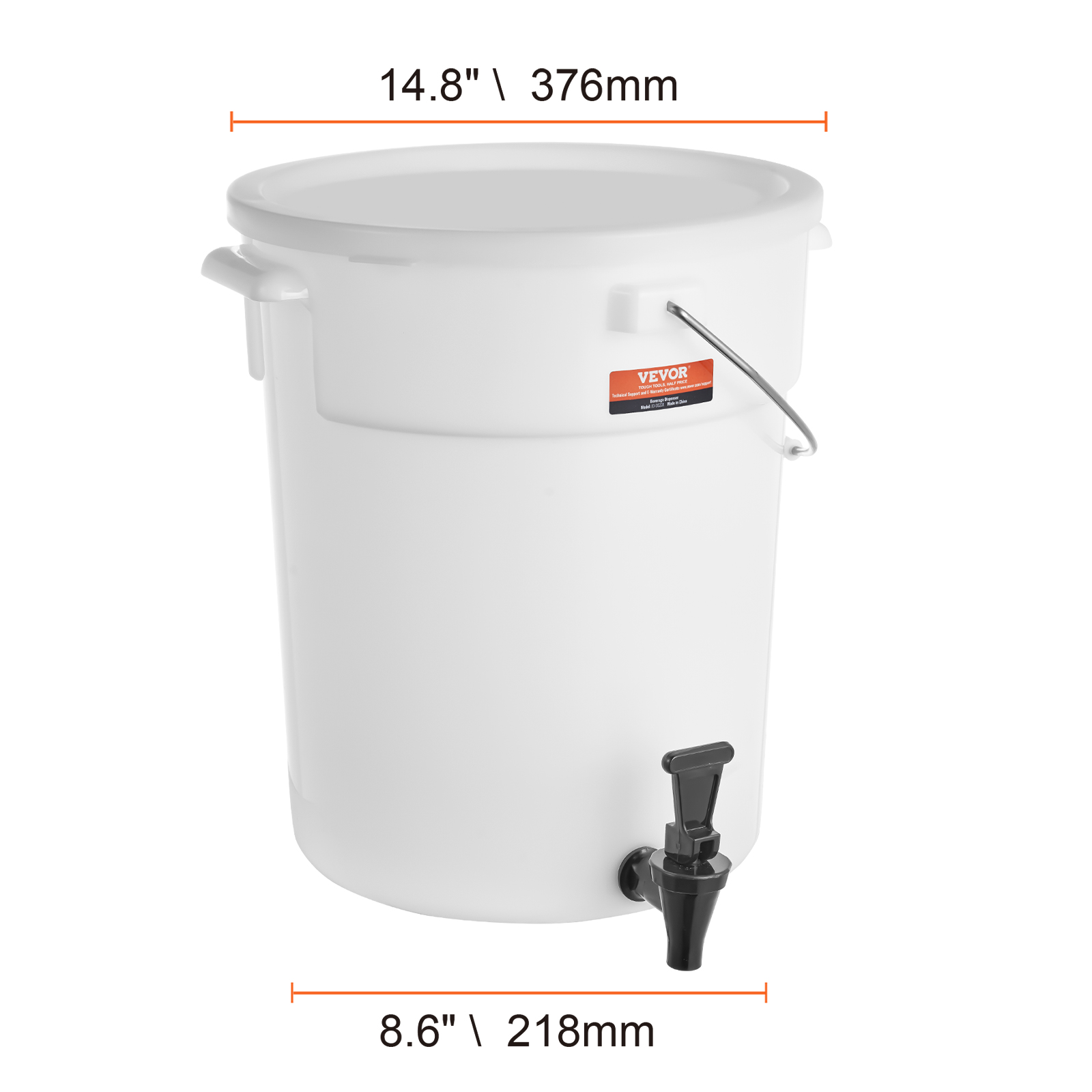 VEVOR Beverage Dispenser, 5 Gallon Drink Dispensers for Parties ...