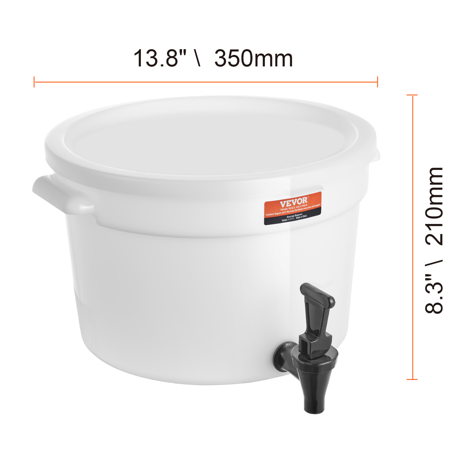 VEVOR Beverage Dispenser, 3 Gallon Drink Dispensers for Parties ...