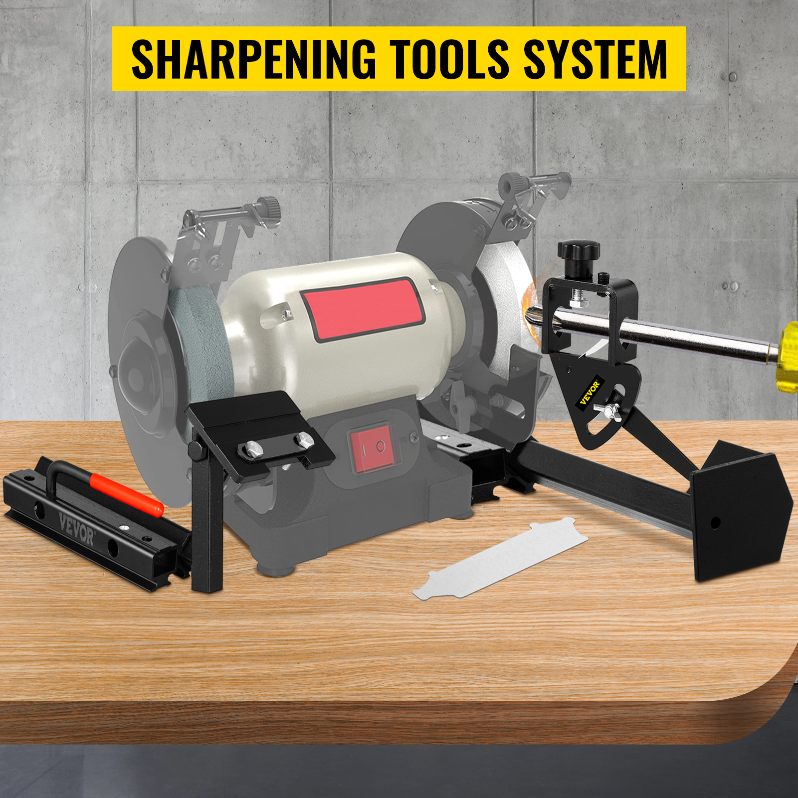 VEVOR Vari-Grind System, 24\" Length of V-arm Vari-Grind Attachment, 3 ...