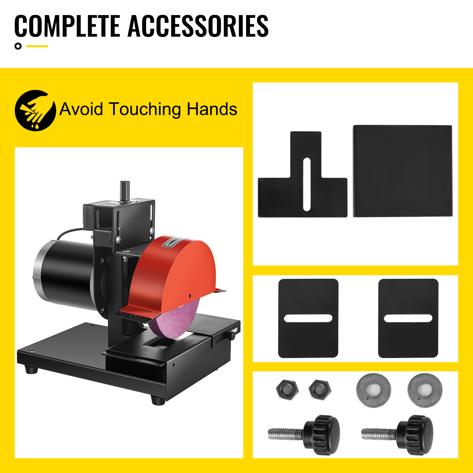 VEVOR Blade Grinder Lawn Mower Blade Grinder 375W Variable Speed Bench ...