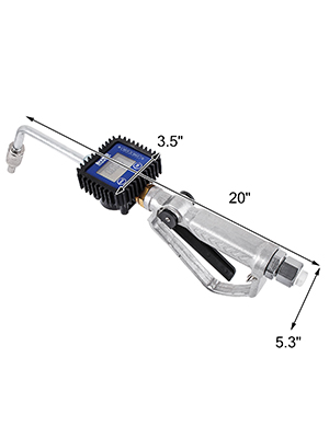 Vevor Air Operated Oil Transfer Pump With Electronic Meter Control ...
